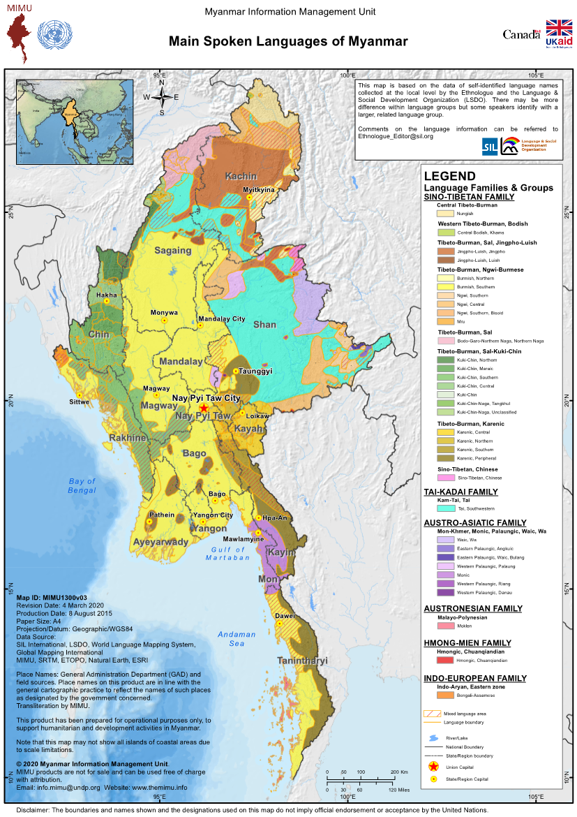 Politique linguistique à l’école dans l’Union de Myanmar : enjeux ...
